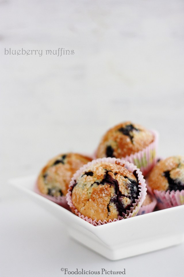 Blueberry muffins – Foodolicious Pictured